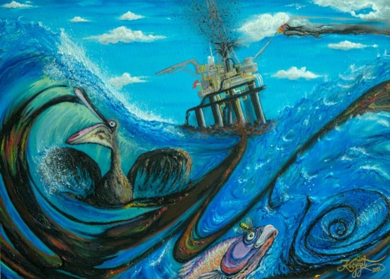 EXPLOITATION Painting by Cihandar Kocyigit | Saatchi Art