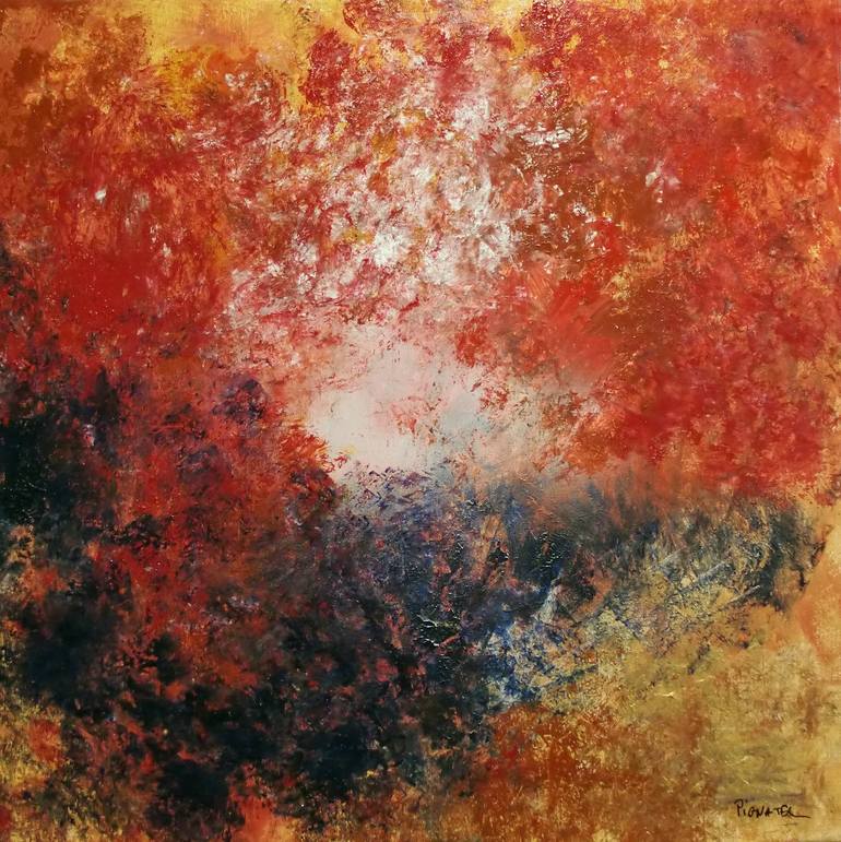 Red Spirit number 2 Painting by Jeff Pignatel | Saatchi Art