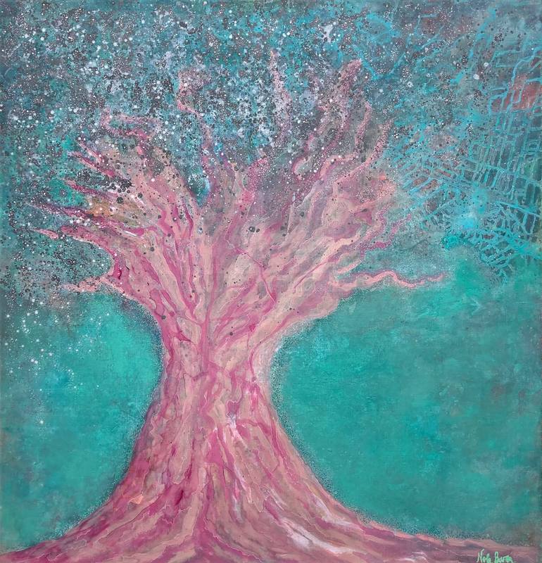 Ancestral magic Mixed Media by Nola Bouza | Saatchi Art