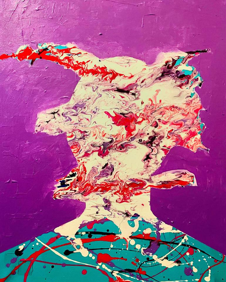 Hallucinations Painting by Vincenz Artworks | Saatchi Art