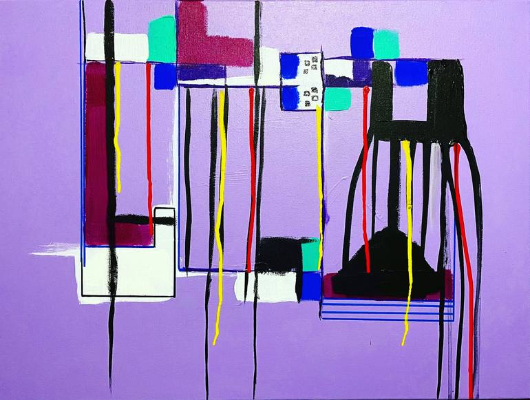 Trickle 2 Painting by Vincenz Artworks | Saatchi Art