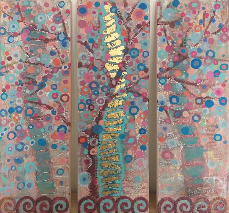 Tree of Knowledge Painting by Teo Soos | Saatchi Art