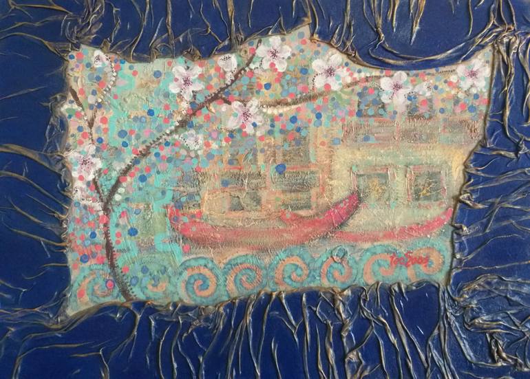 Venice in Bloom Painting by Teo Soos | Saatchi Art