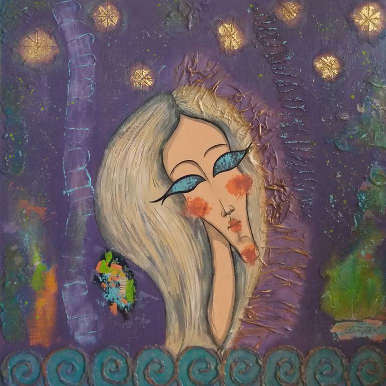 Catalina (The Evening Star Series) Painting by Teo Soos | Saatchi Art