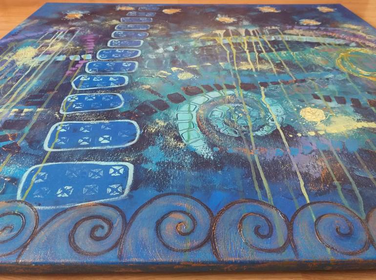 Electrical Love Painting by Teo Soos | Saatchi Art