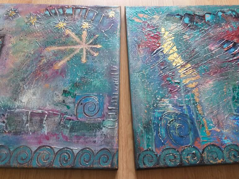 Evening Star 3 Painting by Teo Soos | Saatchi Art