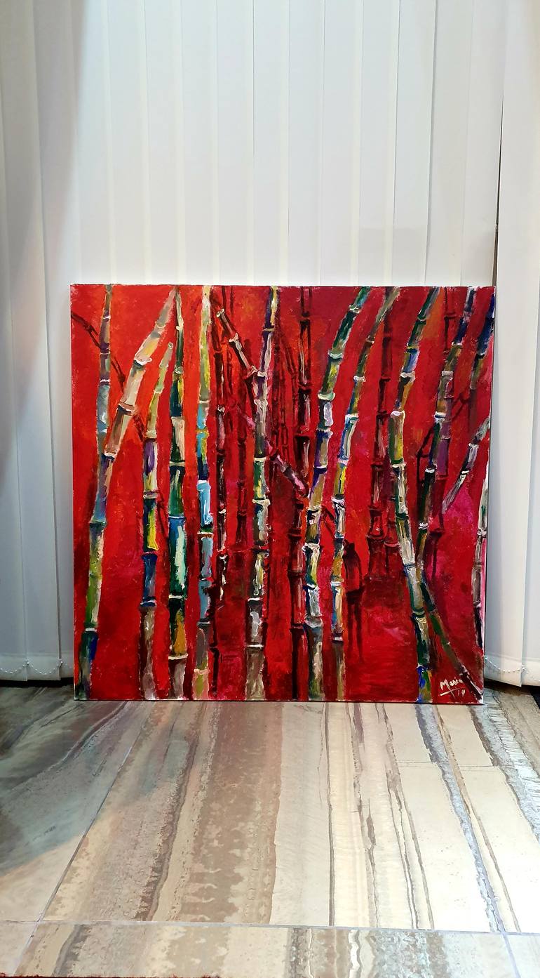 #Retro Painting by Maria Riaz | Saatchi Art