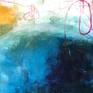 The Red Thread Painting by Angela Wales | Saatchi Art