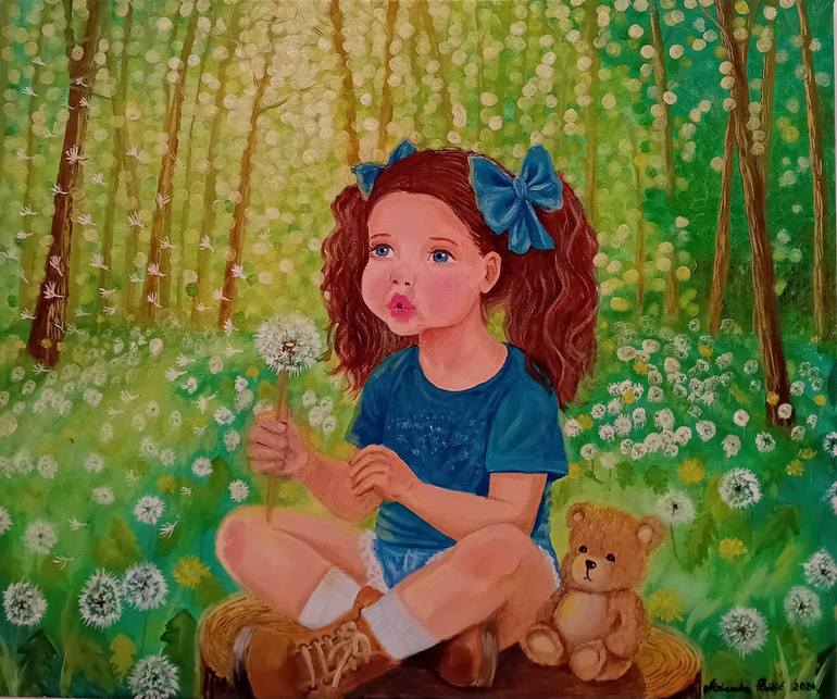 The Wish Painting by Aleksandra Raisic | Saatchi Art