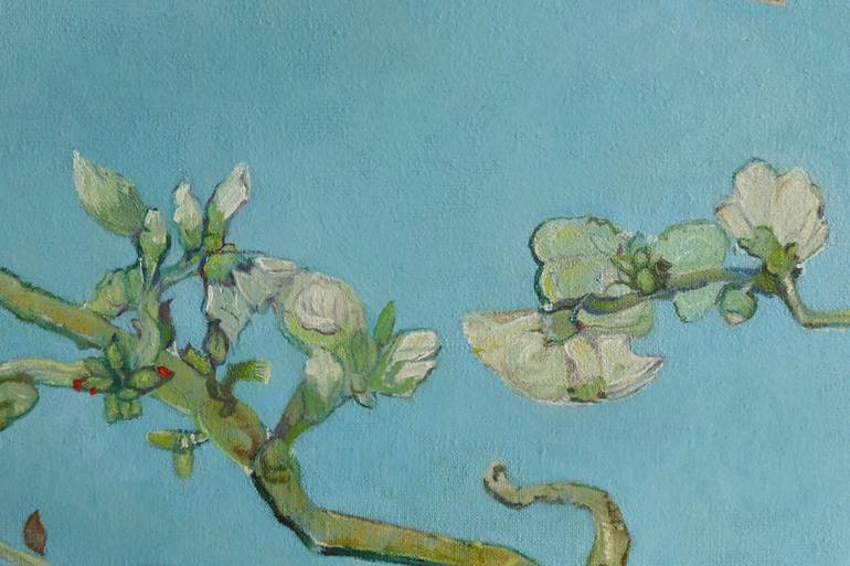 Almond Tree Blossom Painting by Zoran Boskovic | Saatchi Art