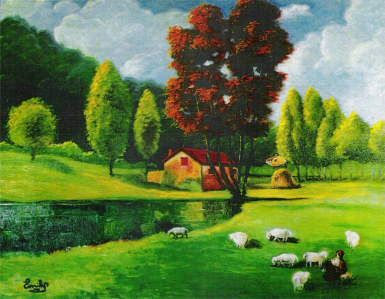 El Bierzo Painting by Emily Pineiro | Saatchi Art