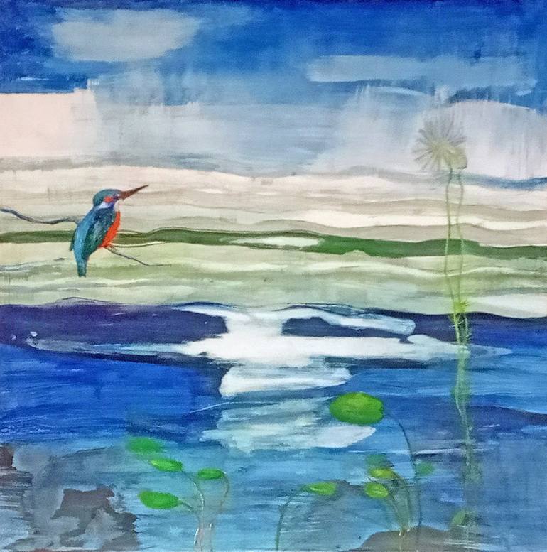 Waterbird Printmaking by Kitty Blüm | Saatchi Art