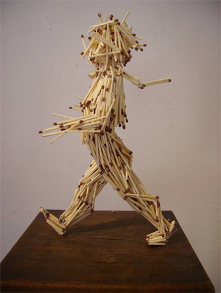 Matchboy Sculpture by Jill Lindstrom | Saatchi Art