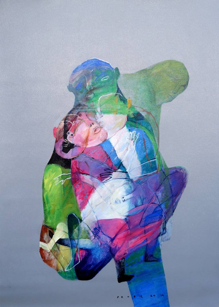 family10 Painting by Probir Ghosh | Saatchi Art