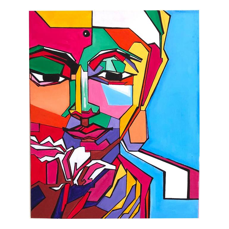 Abstract Buddha Painting by Archana Shetty | Saatchi Art