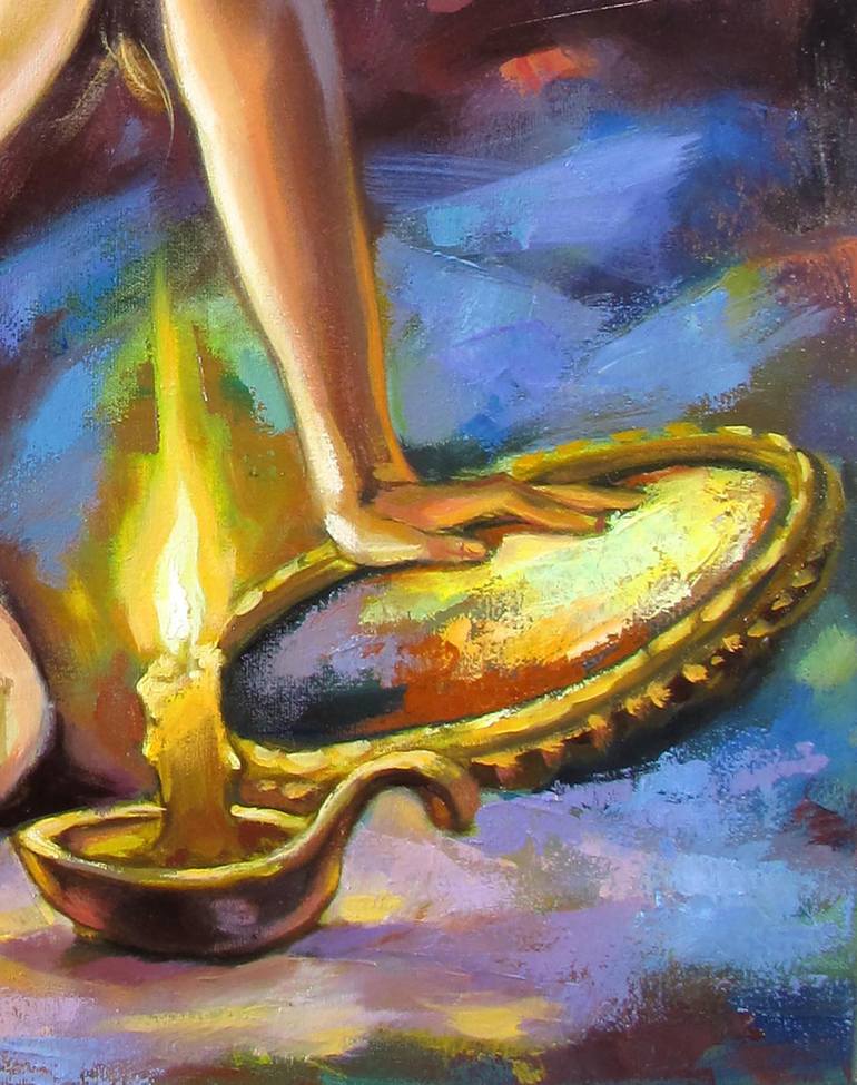 Divination Painting by Kostiantyn Shyptia | Saatchi Art