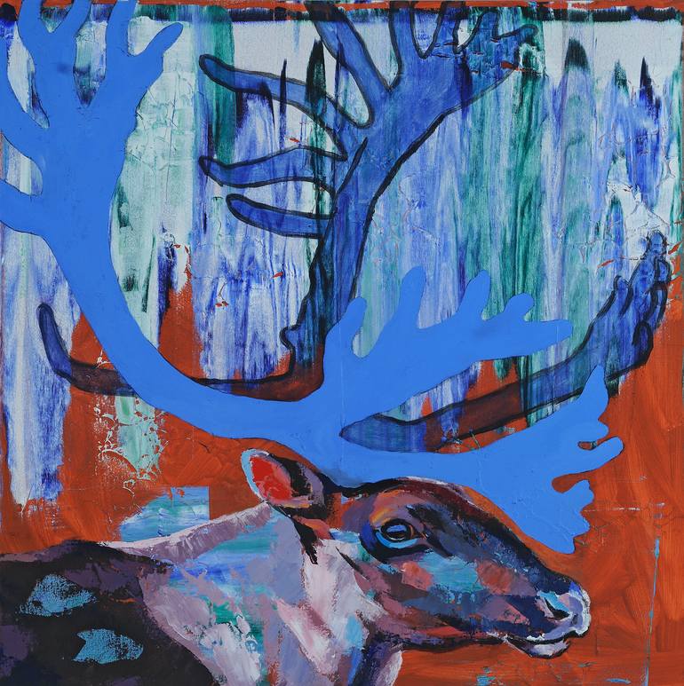 Arctic Moment l Painting by Berit Estabrook | Saatchi Art