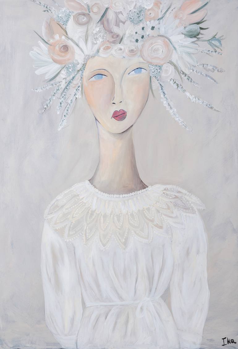 Winter Solstice Painting by Dominika Luszcz | Saatchi Art