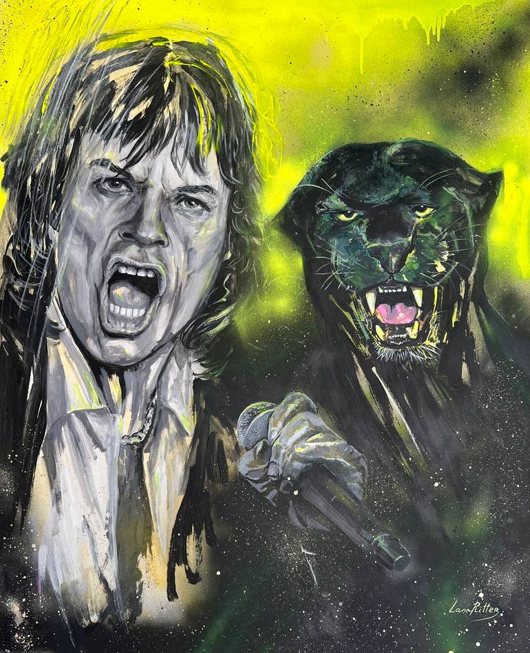 Mick Jagger. The Best Team Painting by Lana Ritter | Saatchi Art