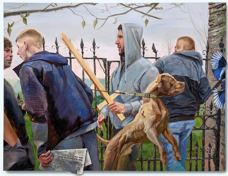 The Lookout Painting by Riley Waite | Saatchi Art
