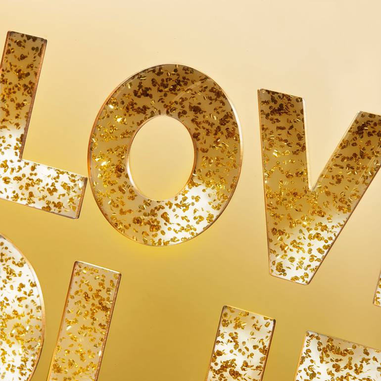 THIS LOVE IS SOLID GOLD Sculpture by Maxwell Fine | Saatchi Art