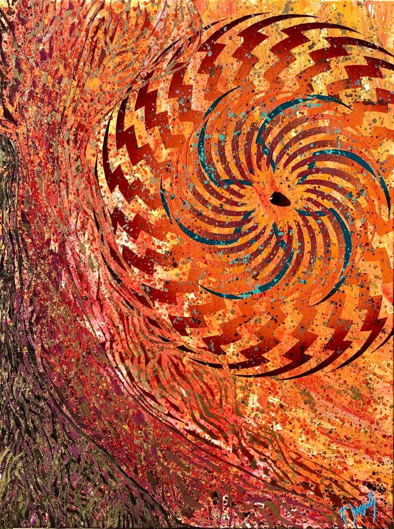 L'Oeil Painting by Fabien Dessoly | Saatchi Art