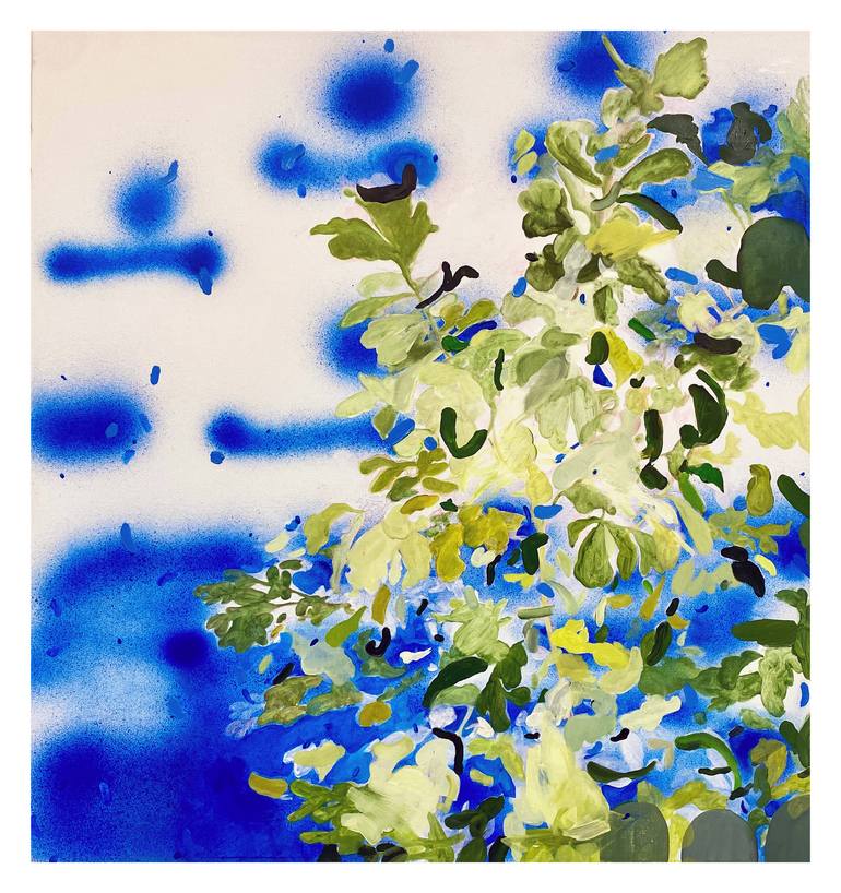 Rhododendron Fig Painting by Liz Rudnick | Saatchi Art