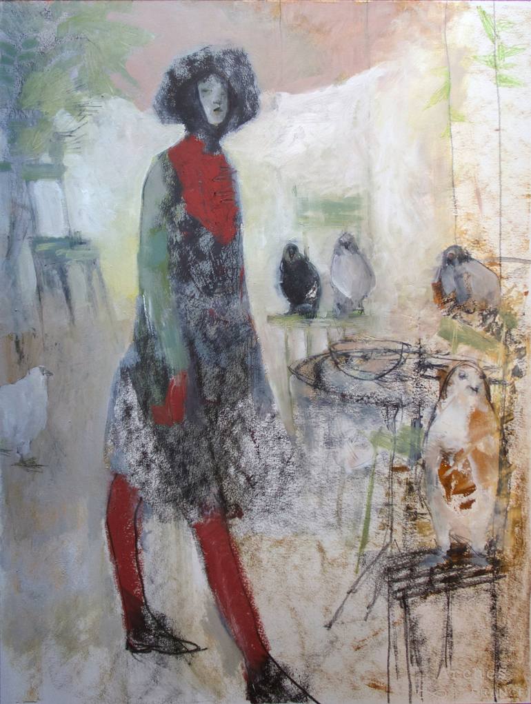 Somebody still missing Painting by Rita Quattrocchi | Saatchi Art