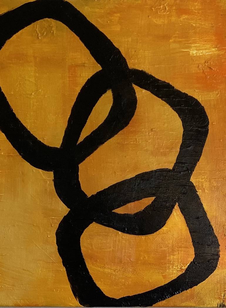 Locked in Chains Painting by Nikki Floyd | Saatchi Art
