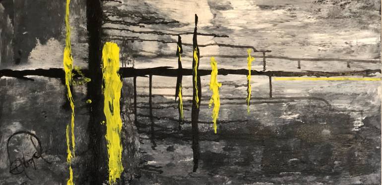 Proceed with caution Painting by Nikki Floyd | Saatchi Art