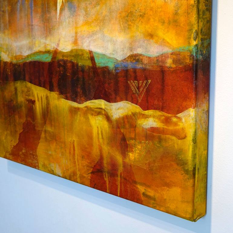 Feeling Connected Painting by Walter Mikes | Saatchi Art