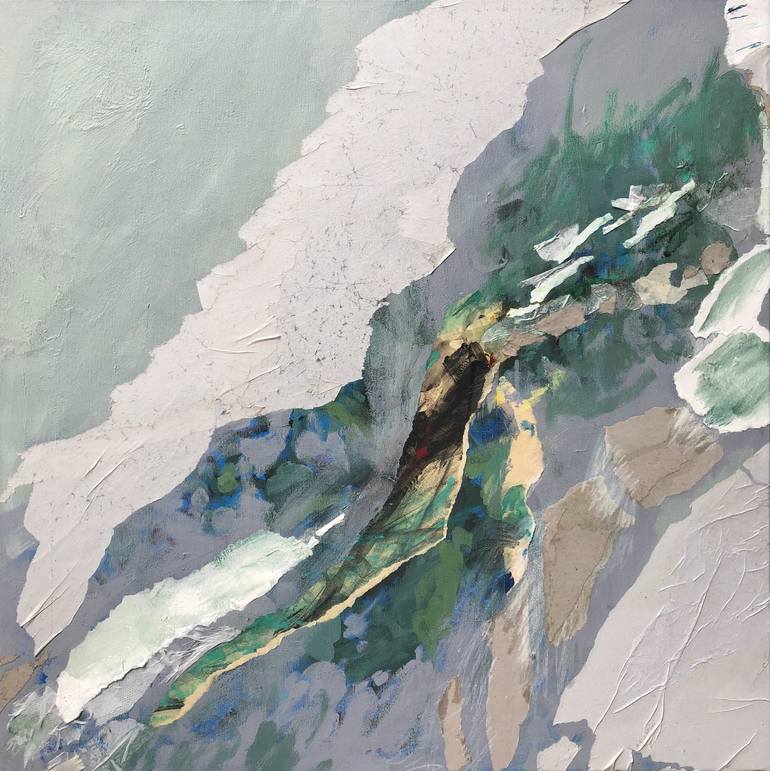 Torrent Painting by Federica Aiello Pini | Saatchi Art