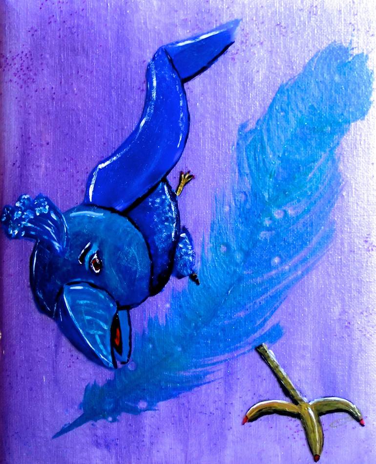 Leave No Evidence Painting by Rina Arling | Saatchi Art