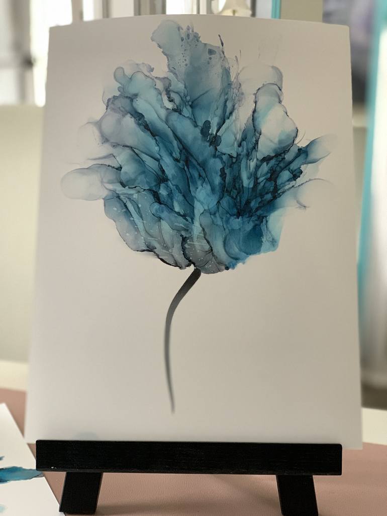 Fire Blue Painting by Tanya Parus | Saatchi Art