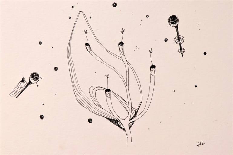 De Flora Nueva, Experimentación orgánica innumerable Drawing by Danilo ...