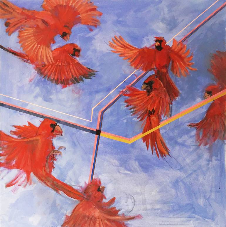 Leaders Debate Painting by Jessica Penney | Saatchi Art