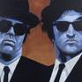 Blues Brothers Painting by Jeff Rodenberg | Saatchi Art