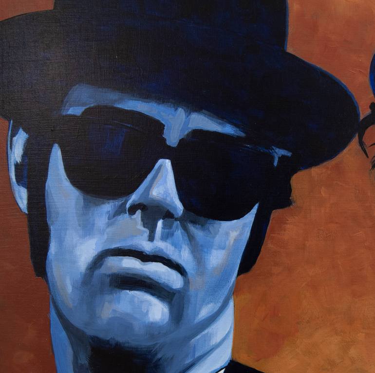 Blues Brothers Painting by Jeff Rodenberg | Saatchi Art