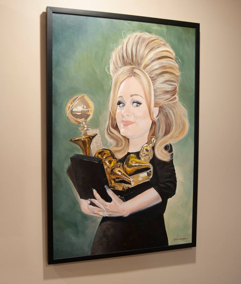 Adele Painting by Jeff Rodenberg | Saatchi Art