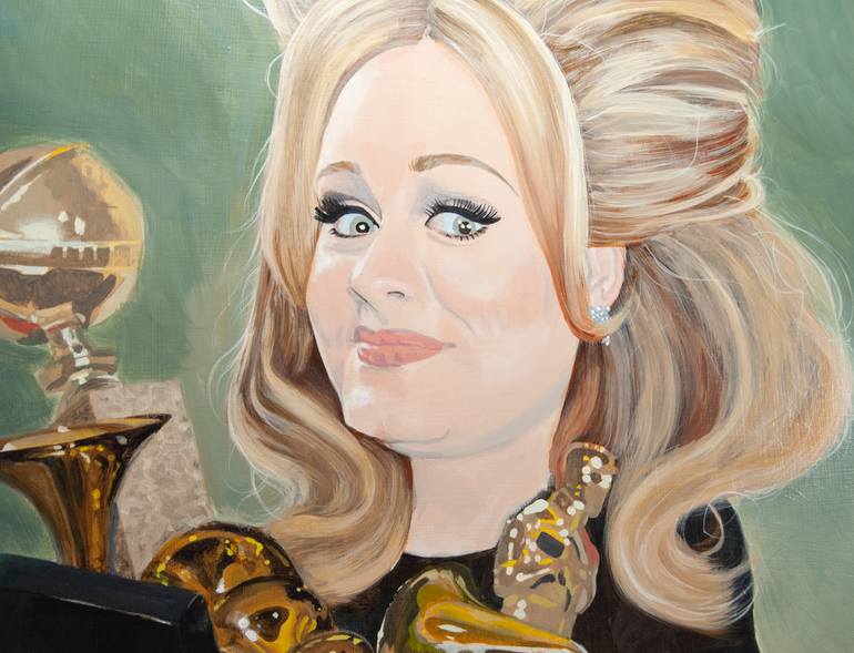 Adele Painting by Jeff Rodenberg | Saatchi Art