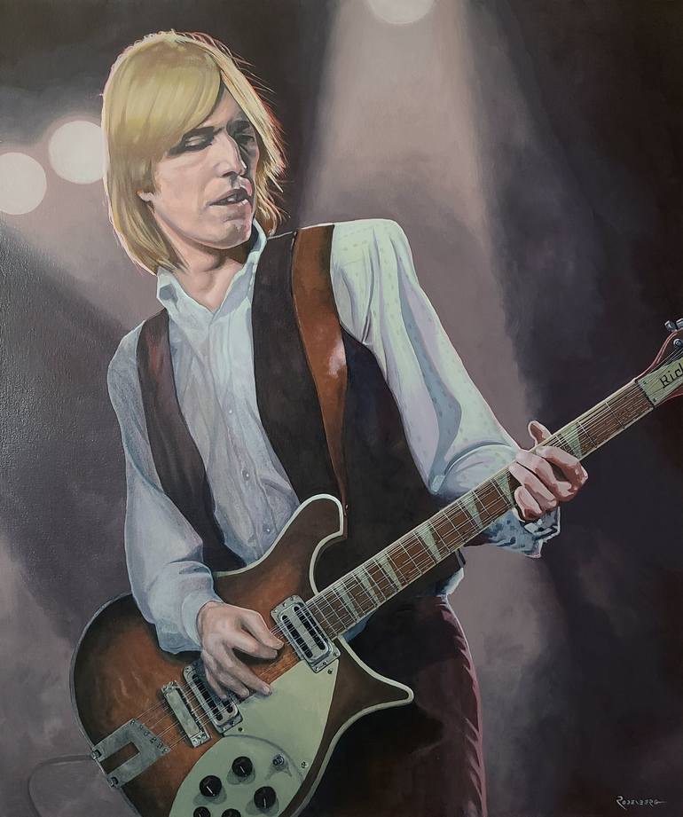 Tom Petty Painting by Jeff Rodenberg | Saatchi Art