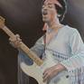 Jimi Hendrix Painting by Jeff Rodenberg | Saatchi Art