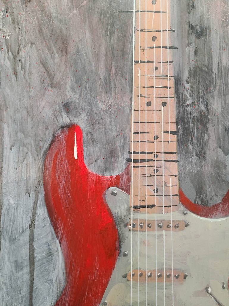 Guitar Painting by Jeff Rodenberg | Saatchi Art