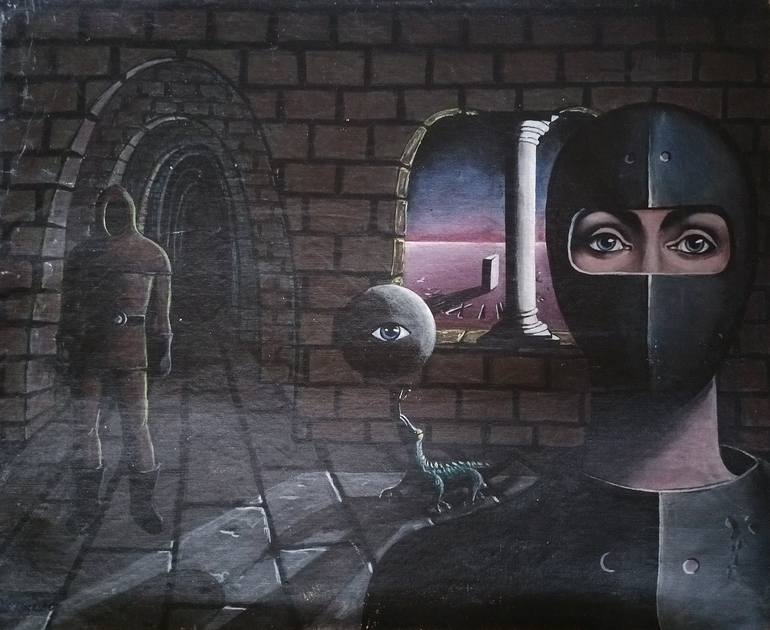 The Prison Painting by Francis Artist | Saatchi Art