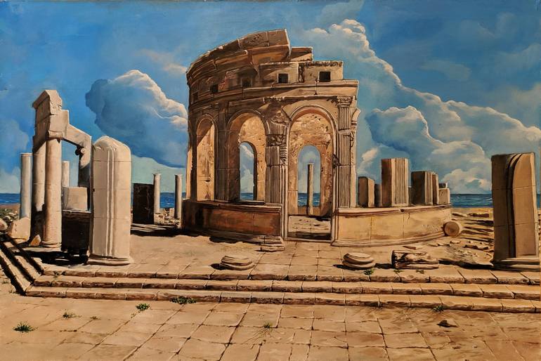 Leptis Magna Painting by Roman Kondaurov | Saatchi Art