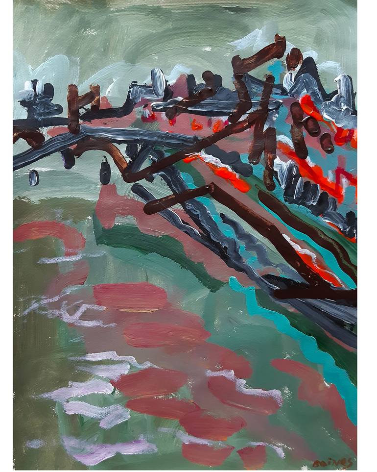 Confluence I Painting by Gwyneth Baines | Saatchi Art