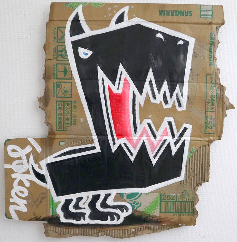 Barkbox Painting by Jøken Art | Saatchi Art