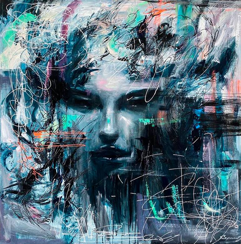 DEEP IMPRESSION Painting by Olena Kryvonos | Saatchi Art