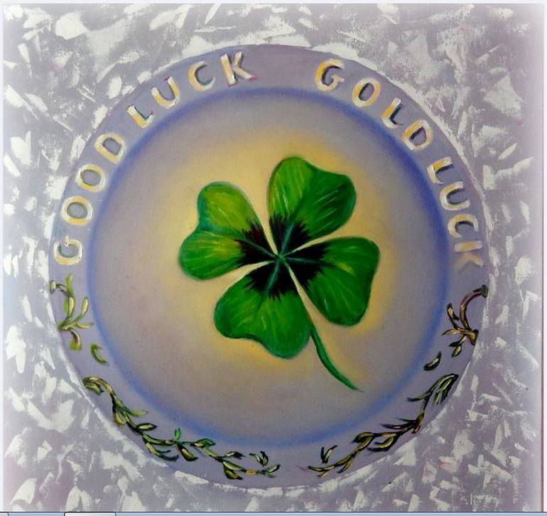 Luck flower Painting by Irina Shulzhenko | Saatchi Art