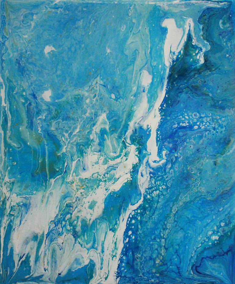 the collision of two oceans Painting by Dianiz de Vonavi | Saatchi Art